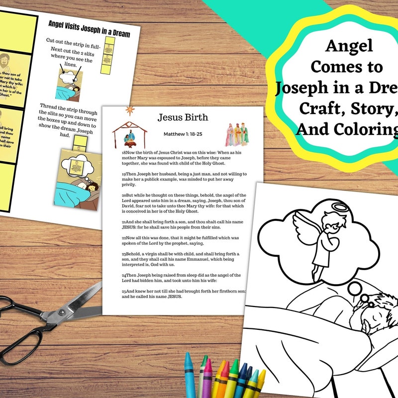 Angel Visits Mary Craft - Etsy