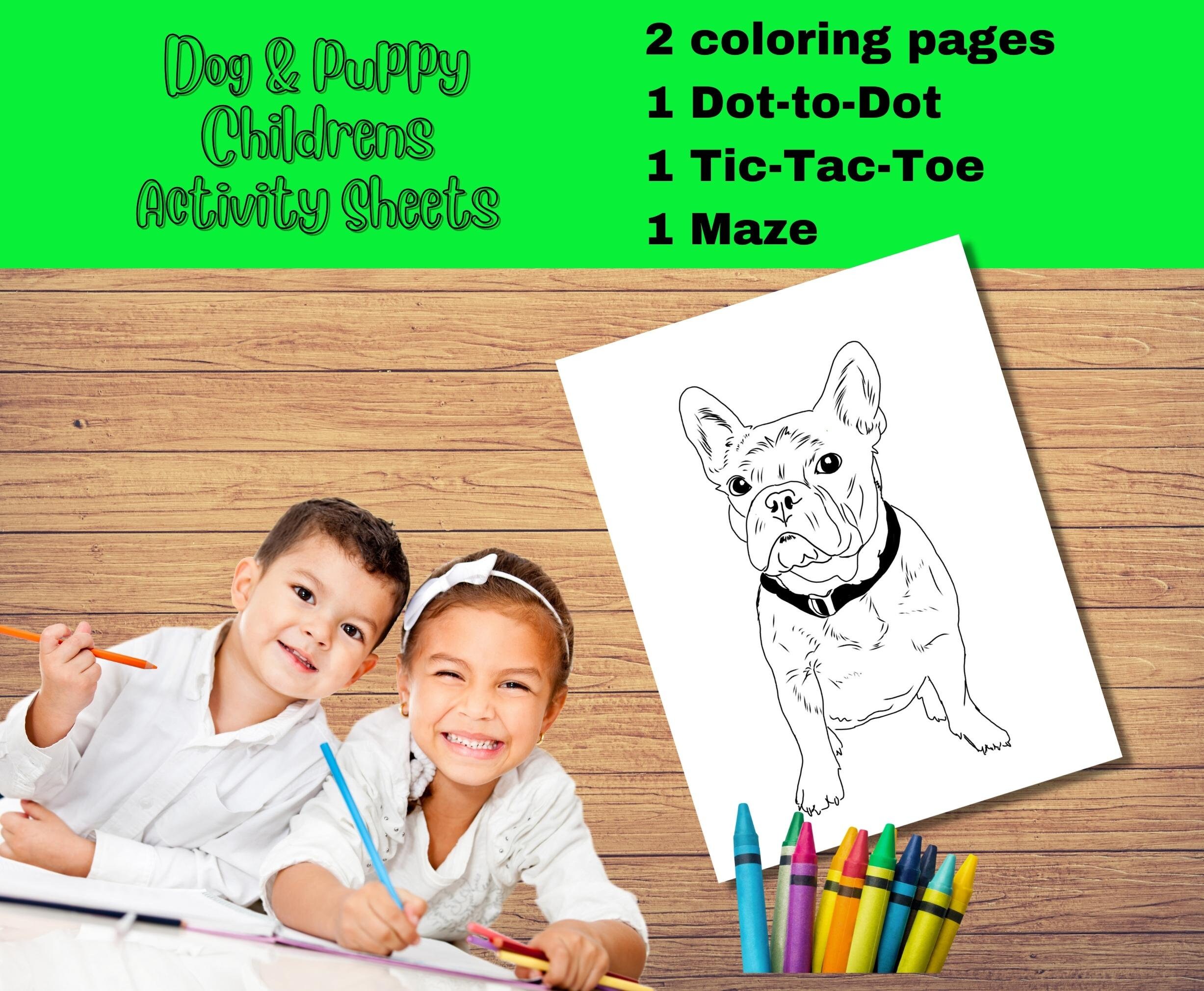 Dog and Puppy Themed Activity Sheets for Kids or Anyone Who Loves Dogs ...