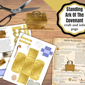 Standing Ark of the Covenant Paper Craft. Build the Ark of the Covenant ...