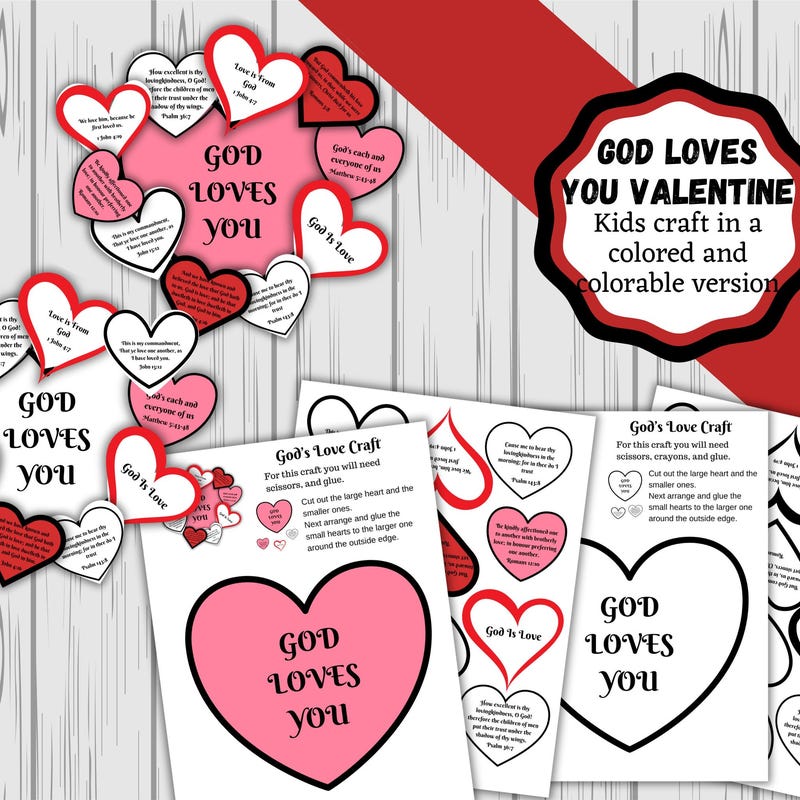God is Love Craft - Etsy