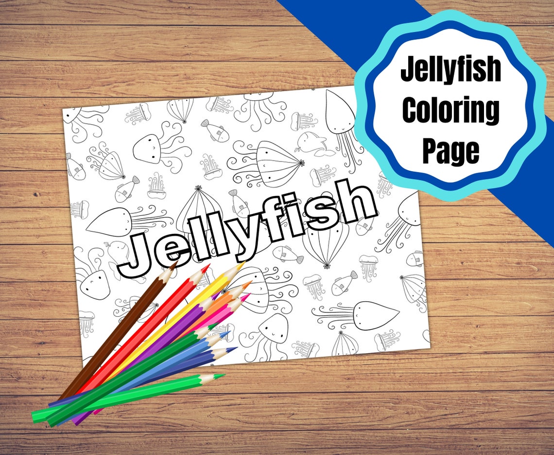 Printable Jellyfish Craft for Kids, Colorable Jellyfish. Build a ...