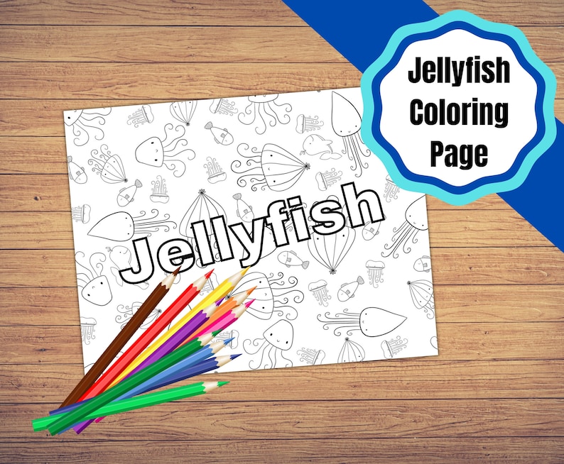 Printable Jellyfish Craft for Kids, Colorable Jellyfish. Build a ...