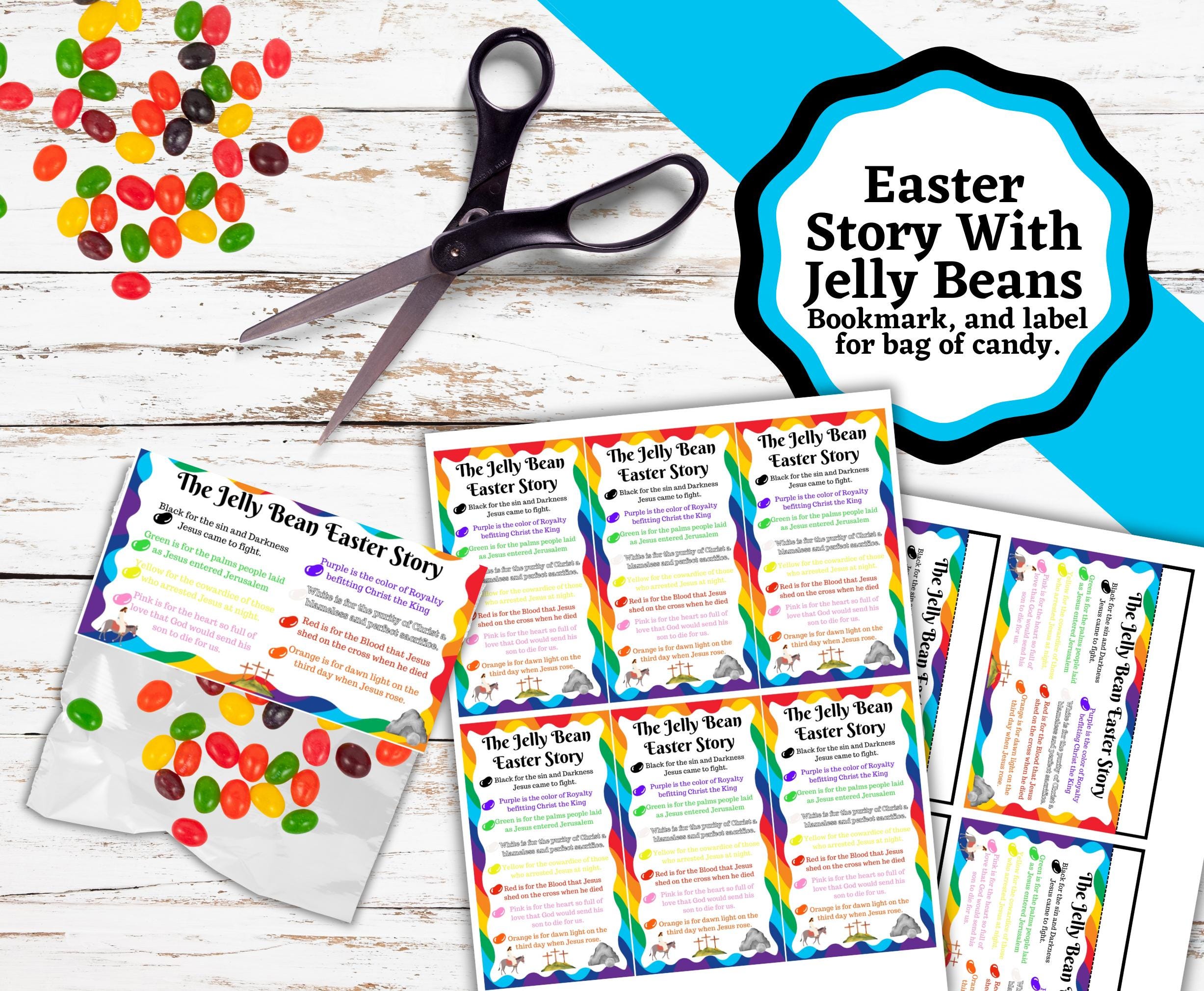 Printable Easter Story With Jelly Beans, Jelly Bean Easter Story ...