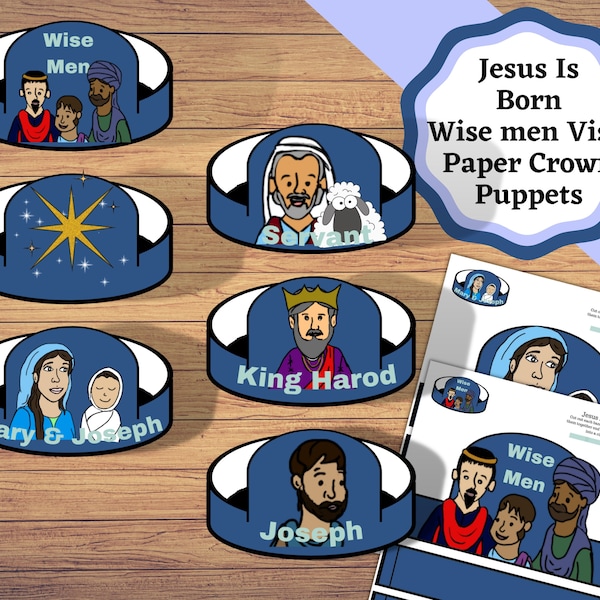 Wise Man Crown - Etsy