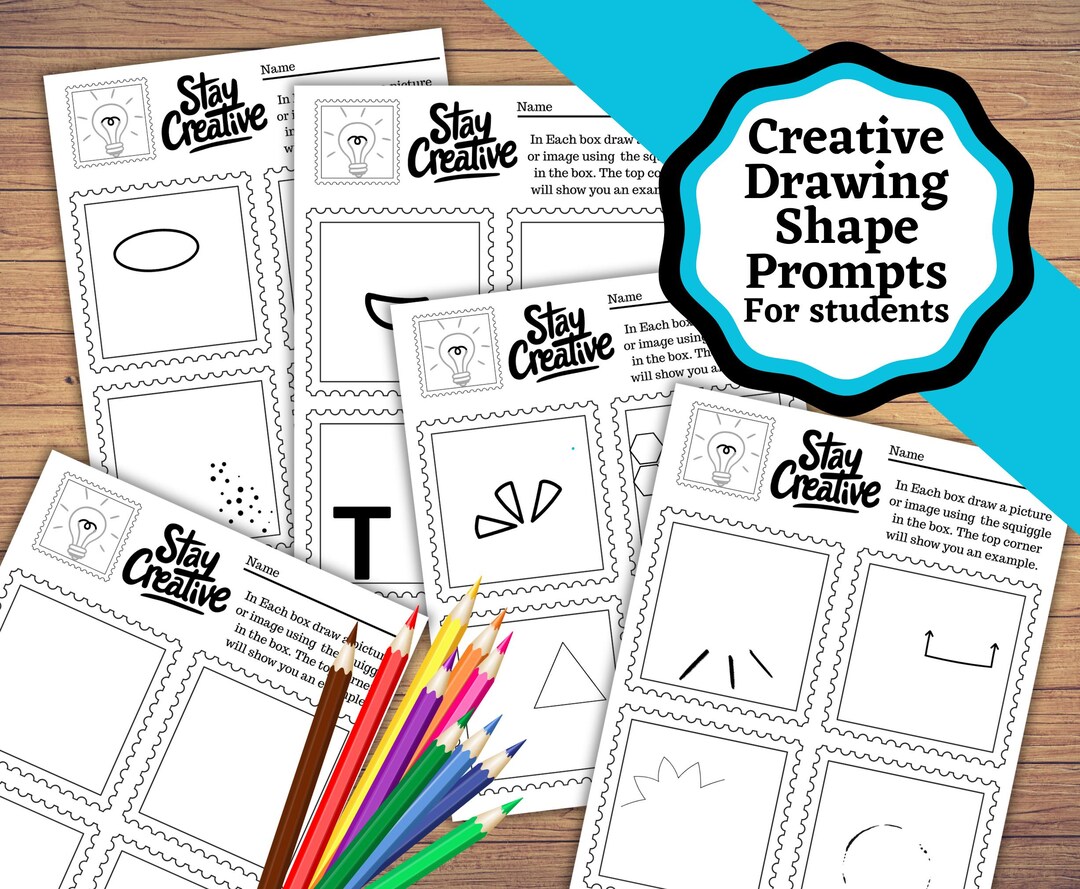 Drawing and Creativity Prompts for Students of All Ages. Be Creative ...