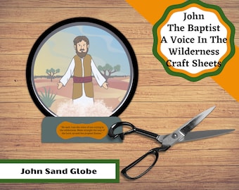 John the Baptist, Bible Story Activity, Mini Book, Sunday School Craft ...