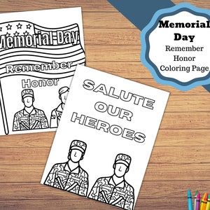 Printable Memorial Day Coloring Pages, Honor Our Heroes Coloring Pages ...