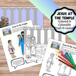 Young Jesus at the Temple, Craft, Where's Jesus, Scripture, and ...