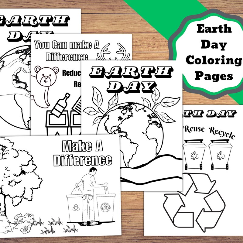 Save the Earth Coloring Page - Etsy