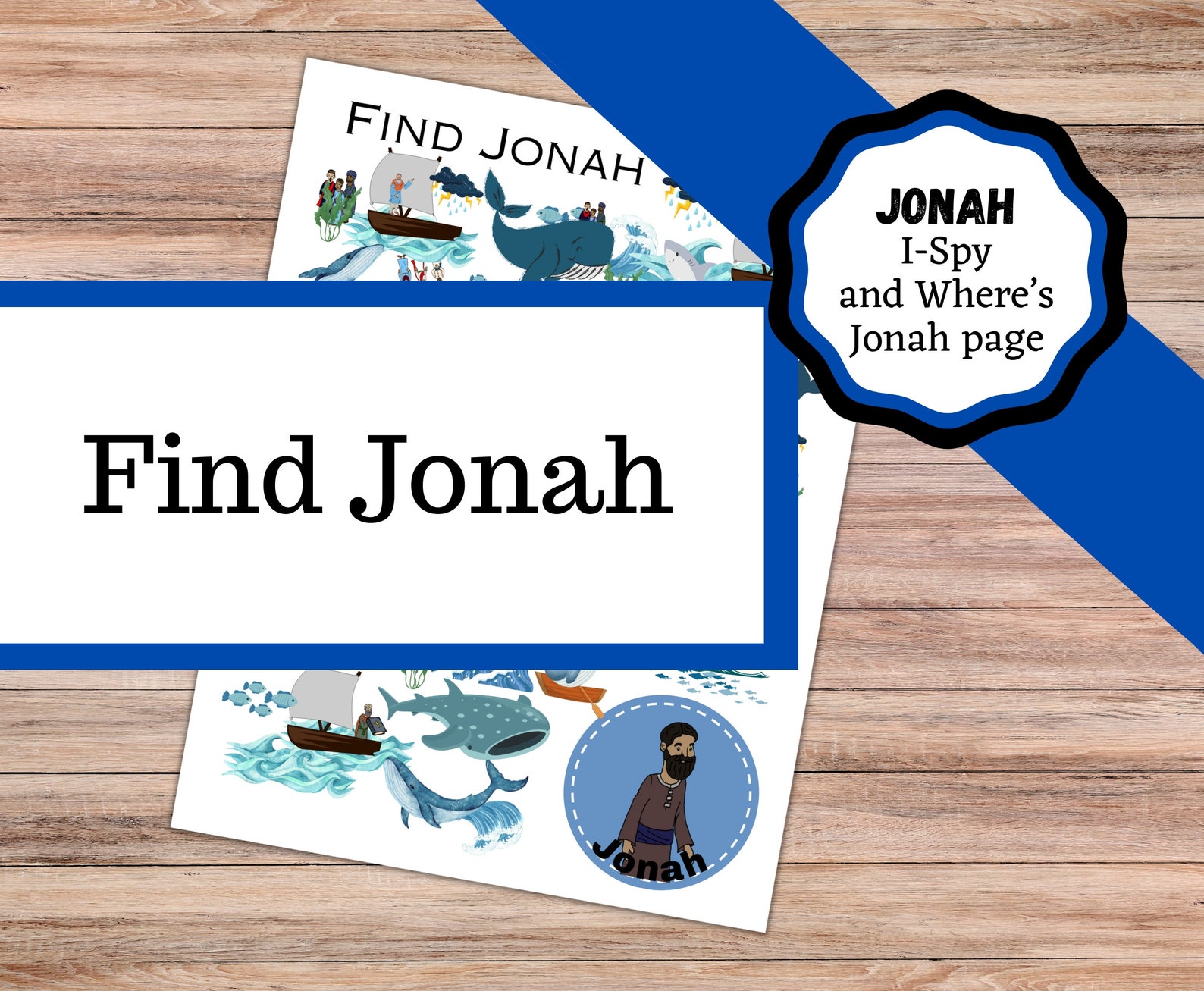 Printable Activity Pages About Jonah, Jonah Search and Find, Jonah I ...