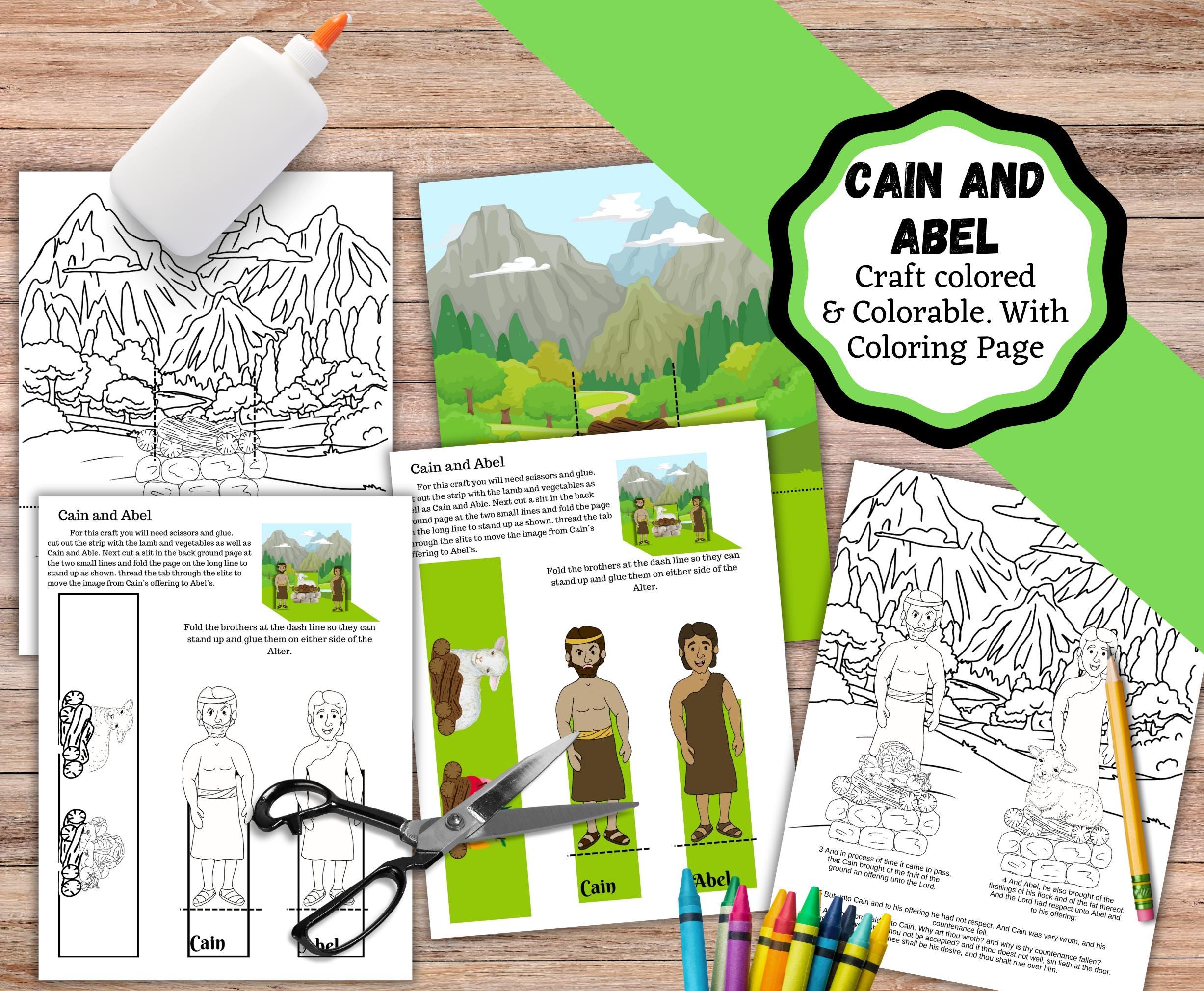 Printable Cain And Abel Coloring Pages [2025]