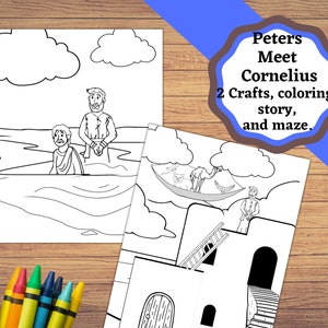 Printable Activity Set for Peter's Vision, and Peter Meets Cornelius ...