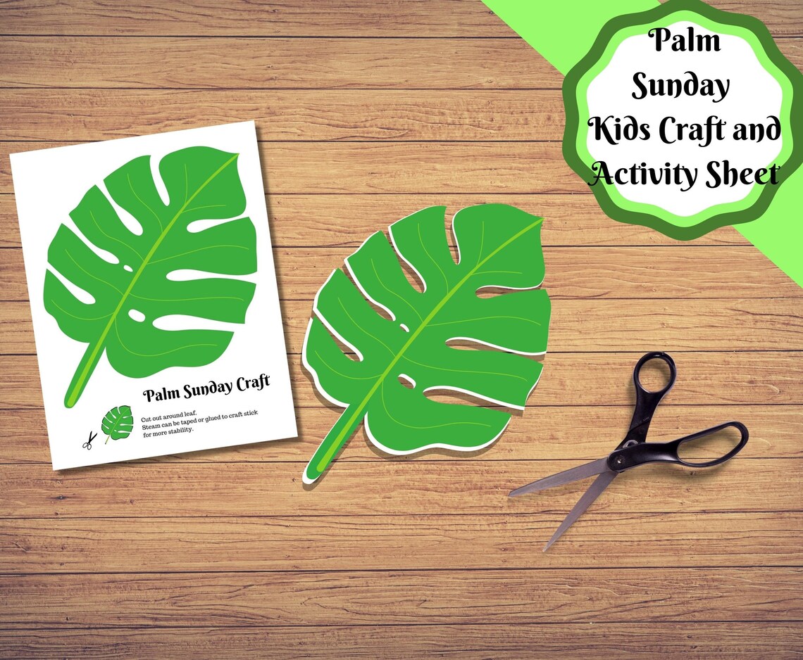 Triumphal Entry Activity Sheets Palm Sunday Craft Jesus - Etsy