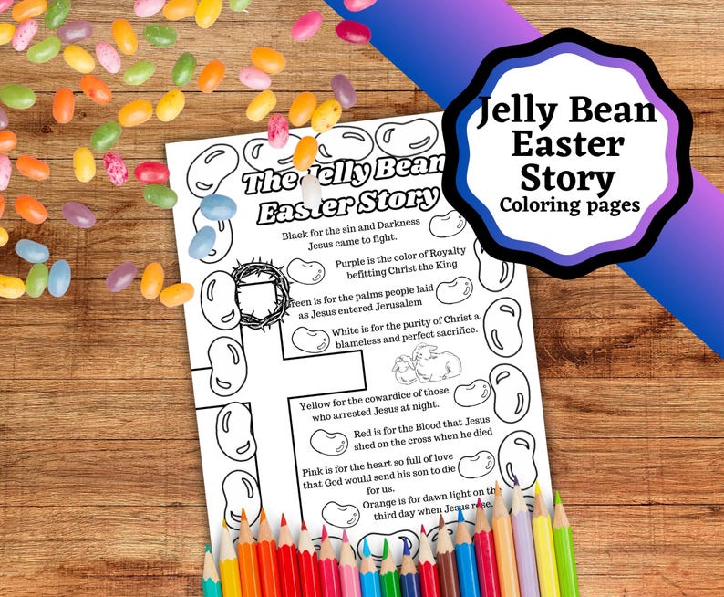 Jelly Bean Easter Story, Easter Story Using the Different Colors of the ...