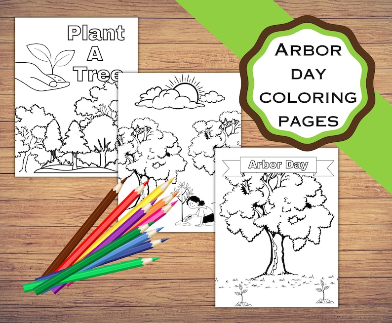 Printable Arbor Day Activity Pages, Coloring, Build a Tree, Learn About ...