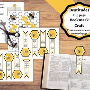 Printable Beatitude, Bible Craft, Worksheet, and Bookmark. Learn the ...