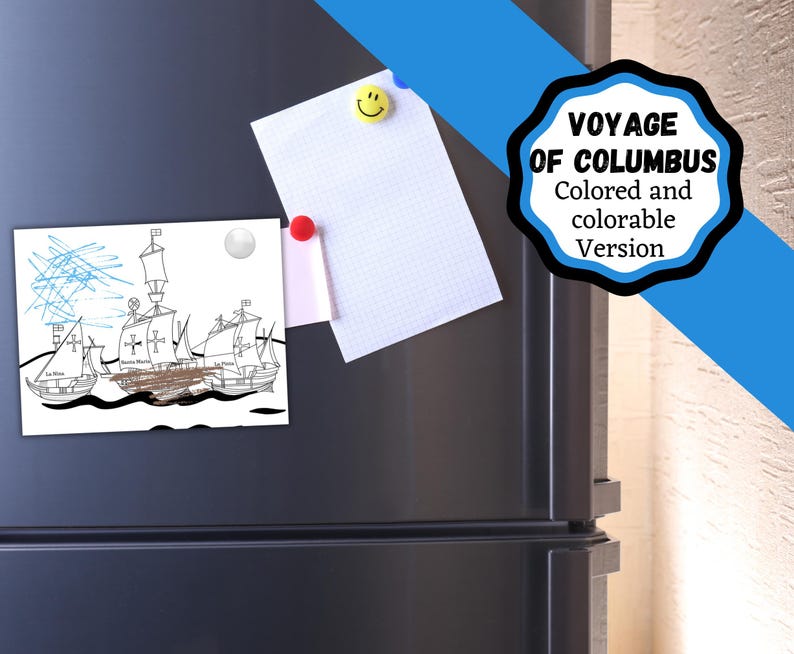 Columbus First Voyage Kids Craft. Ship Puppets for Columbus Day ...