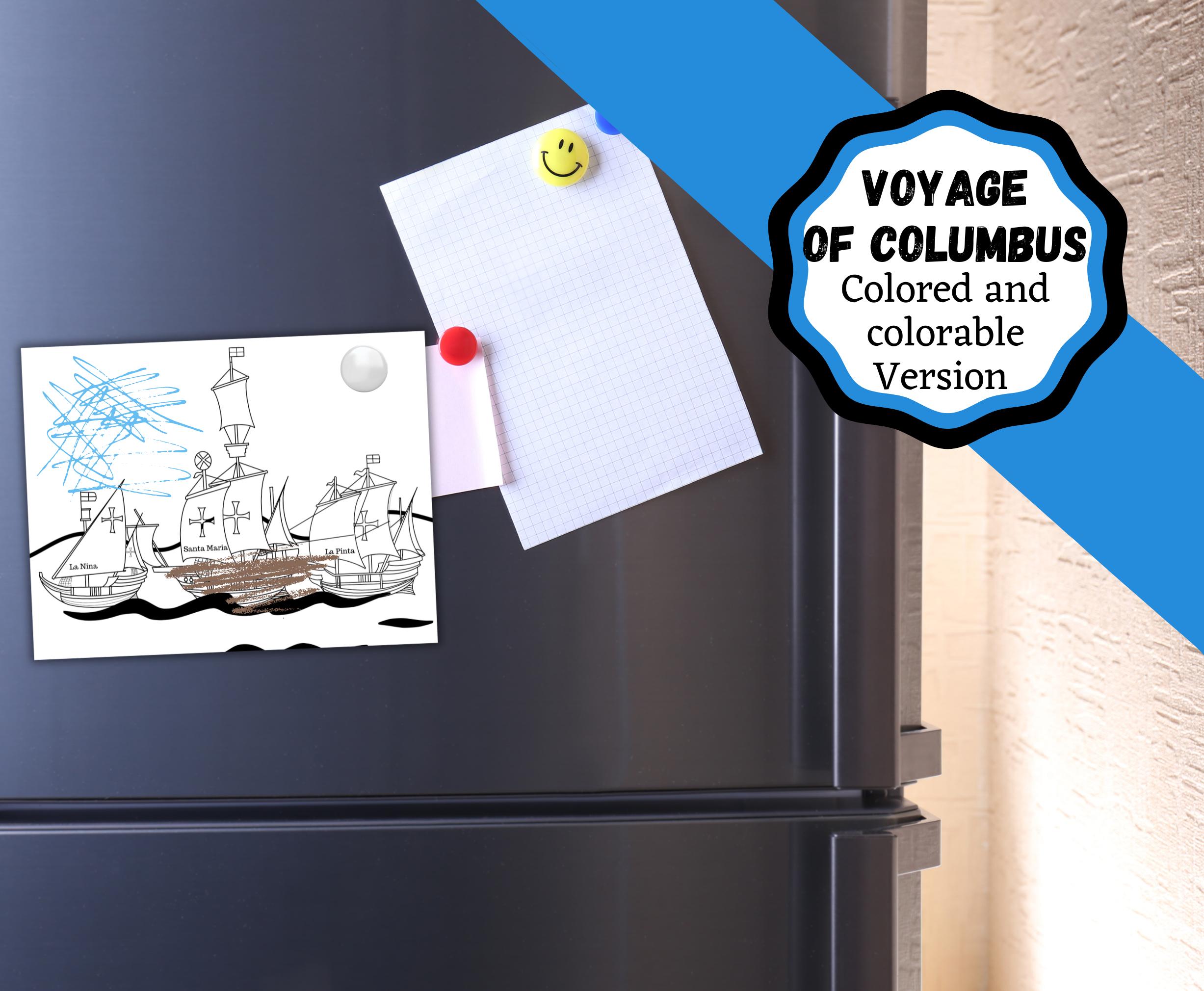 Columbus First Voyage Kids Craft. Ship Puppets for Columbus Day ...