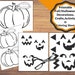 Fall/halloween Printable Bundle. Pumpkin & Jack-o-lantern Craft, Fall ...