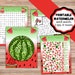 Printable Watermelon Activity Pages, Watermelon Themed Word Search, I ...