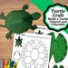 Printable Turtle Kids Craft. Kids Printable Craft Build or Make a ...