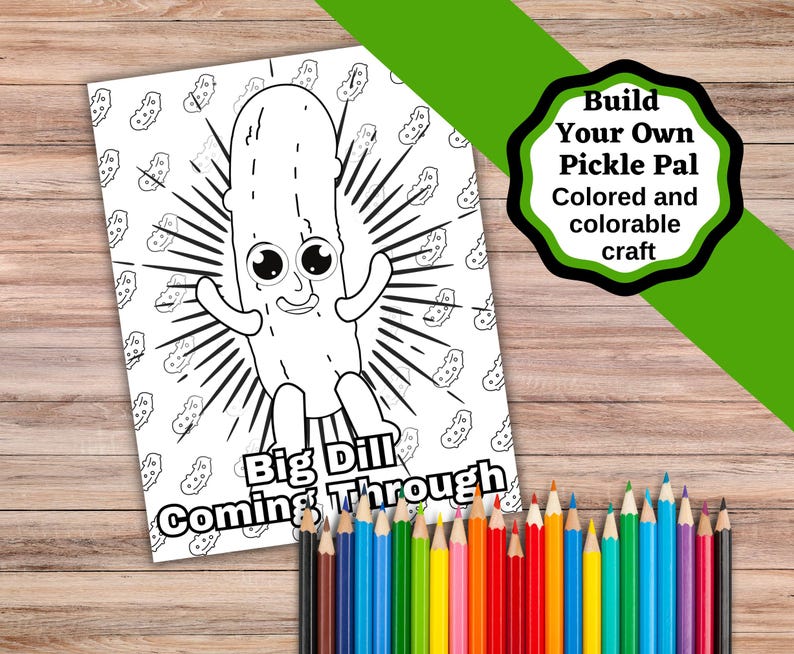 Build Your Own Pickle Pal, Build Your Own Pickle to Personalize, Kids ...