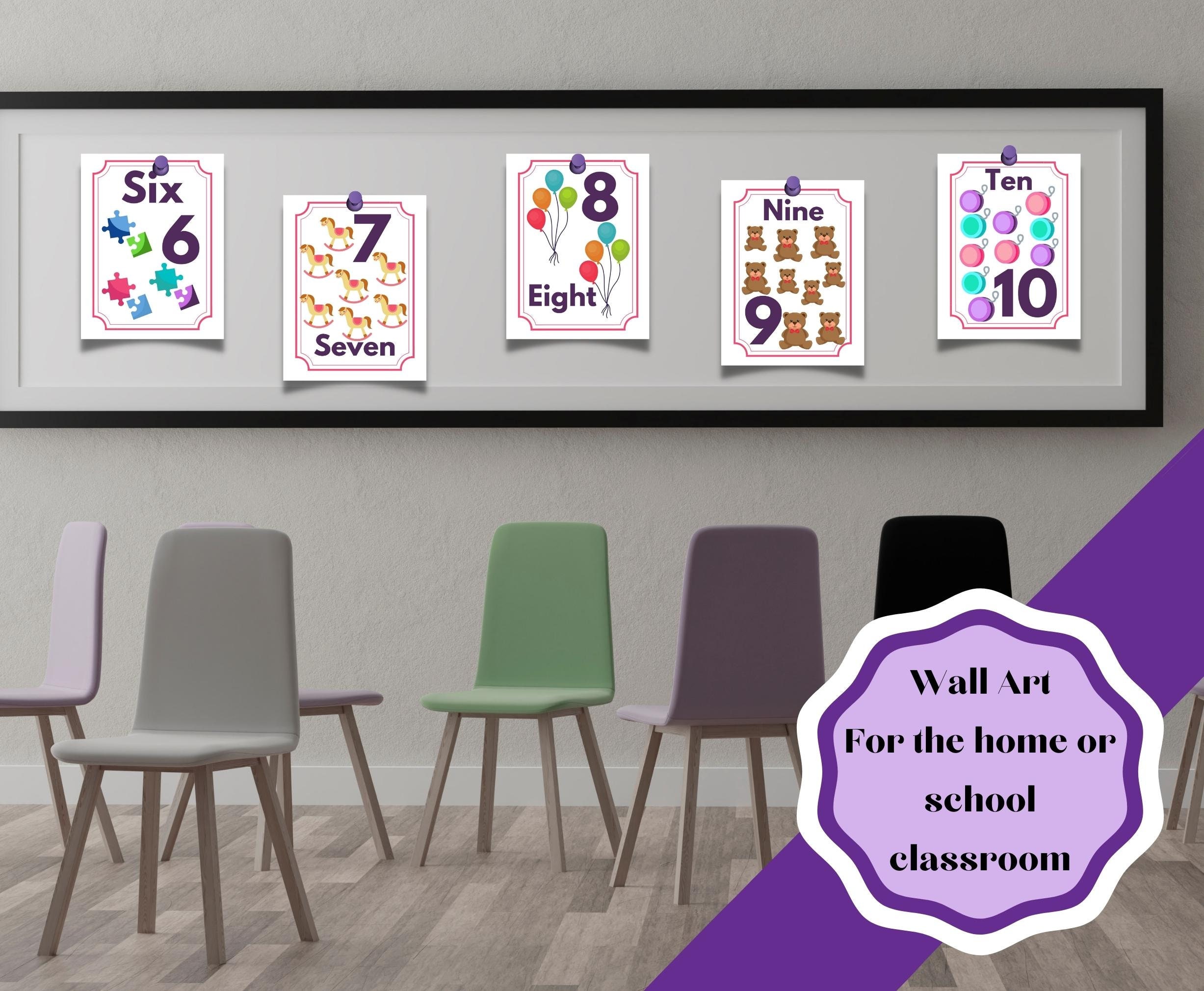 Printable Counting Cards, Playful Toy Themed Educational Number Cards ...