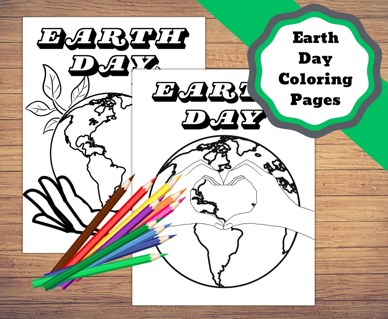 Printable Earth Day Coloring Pages. Earth Day Coloring Pages, Recycling ...
