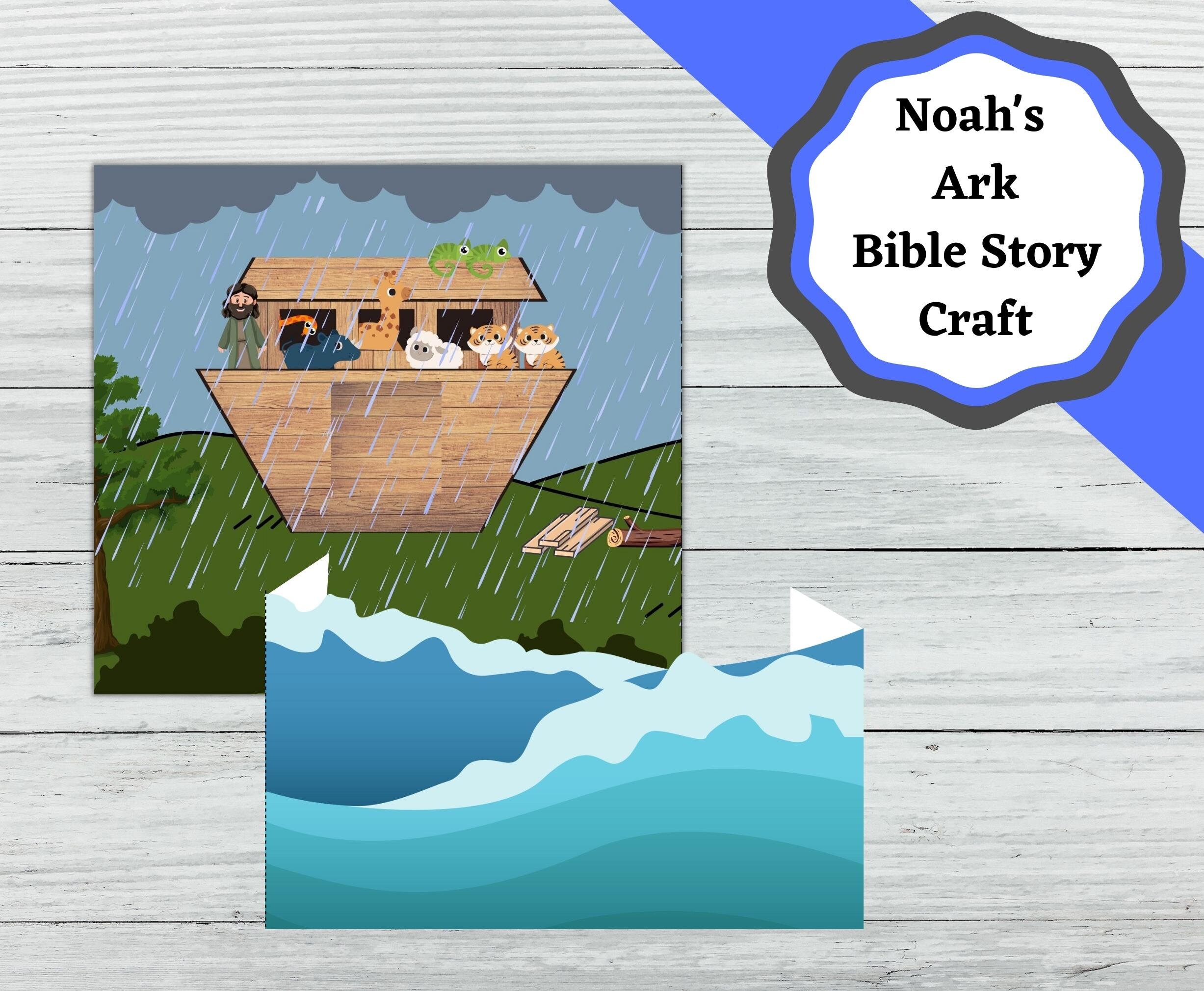 The Great Flood, Flood Waters Rising. Printable Noah's Ark and the ...