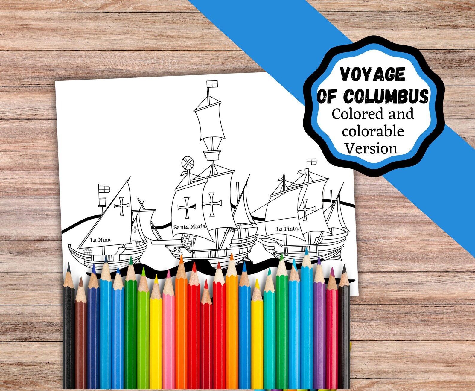 Columbus First Voyage Kids Craft. Ship Puppets for Columbus Day ...