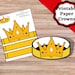 Printable Paper Crowns, Printable Crown or Royalty Craft for Kids ...