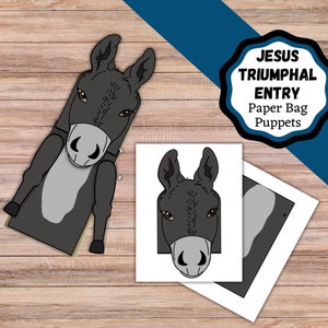 Printable Puppets for the Triumphal Entry, Paper Bag Puppet Templets ...