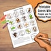 Printable Guess Who Game Pages. Guess Who People and Pet Games. Easy to ...