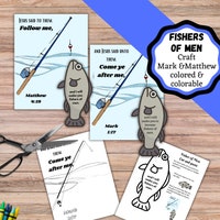 Fisher of Men Craft, Come Follow Me Disciple of Jesus, Luke 5:1-11 ...