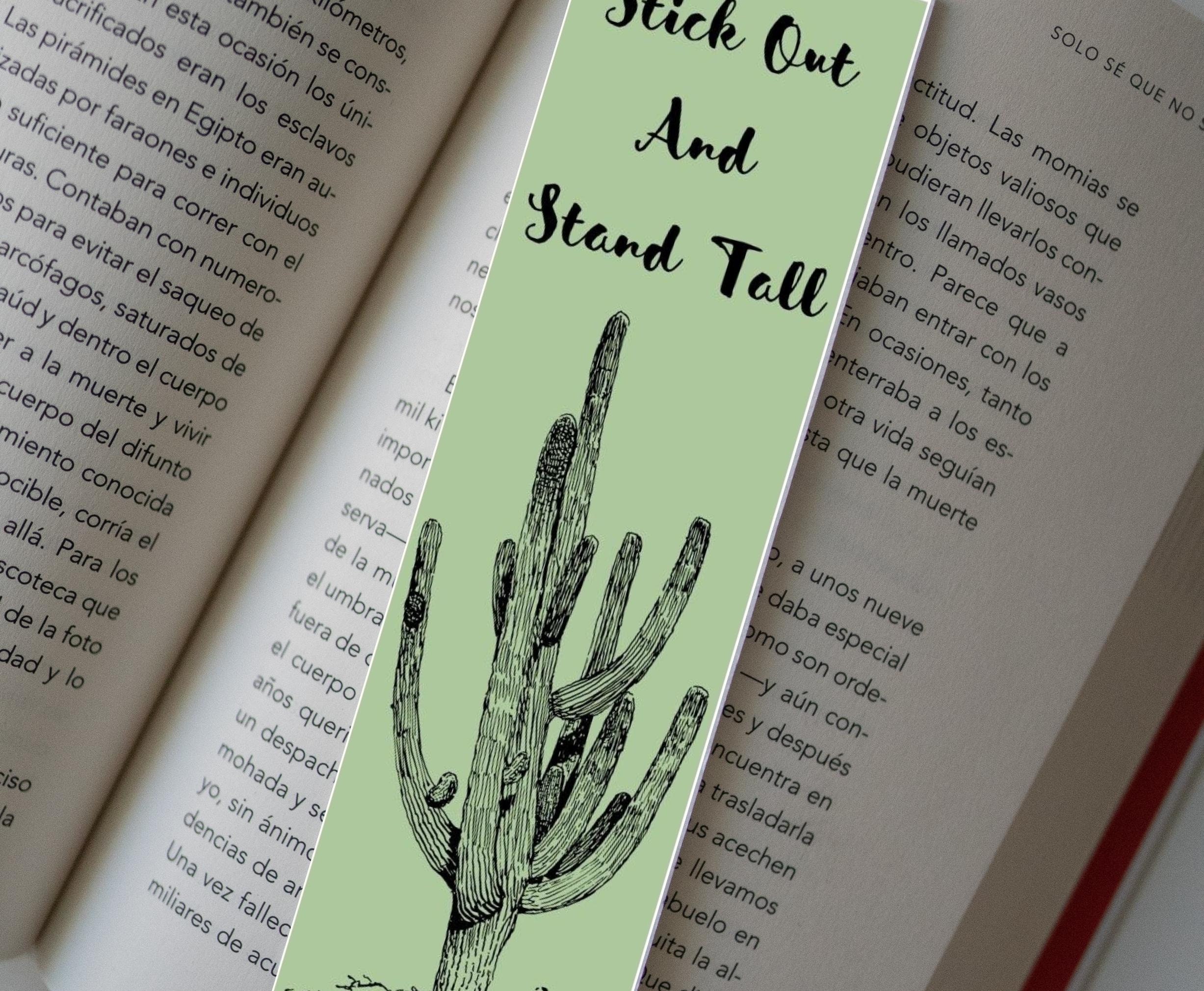 Succulent/cacti Printable Bookmarks. DIY Great Gift for Any Reader - Etsy