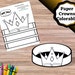 Printable Paper Crowns in Black and White so They Are Colorable. 4 ...