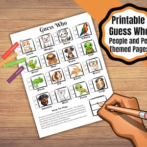 Printable Guess Who Game Pages. Guess Who Pirate and Historical People ...