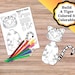 Printable Build A Tiger Craft. Build a Tiger in Both a Colored and ...