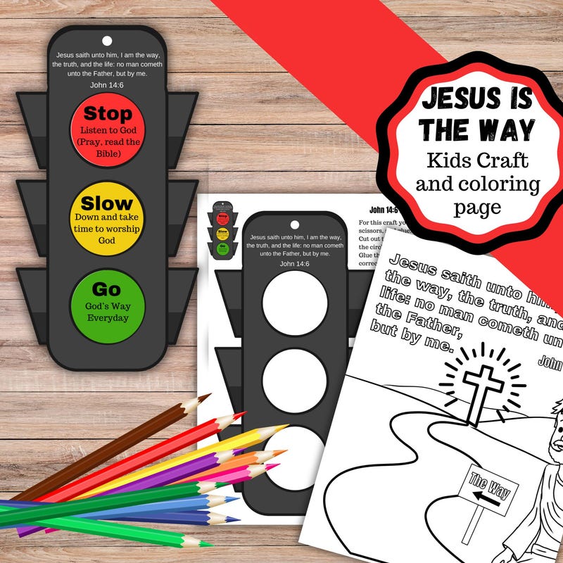 I Am the Way the Truth and the Life Craft for Kids - Etsy