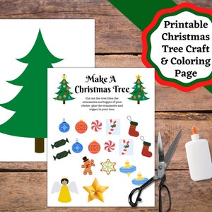 Simple Easy to Make Printable, Cute and Paste Christmas Wreath, Kids ...