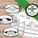 Printable Colorable Groundhog Day Paper Crowns, Fun Groundhogs Day ...