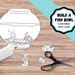 Printable Colorable Build a Fish Bowl. Kids Craft Printable Colorable ...
