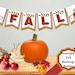 Fall Printable Bunting/banner Autumn Decoration Create Your - Etsy