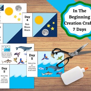 Printable Creation Crafts for Each Day. Seven Day Crafts for Teaching ...