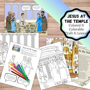 Young Jesus at the Temple, Craft, Where's Jesus, Scripture, and ...