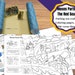 Printable, Moses Parts the Red Sea, Craft, Coloring Pages, and Bible ...
