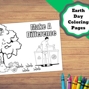 Printable Earth Day Coloring Pages. Earth Day Coloring Pages, Recycling ...