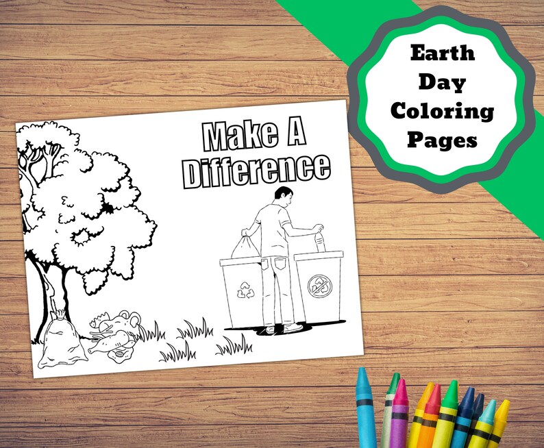 Printable Earth Day Coloring Pages. Earth Day Coloring Pages, Recycling ...