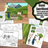 Printable Paper Crowns for the Bible Story of the Sacrifice of Isaac ...