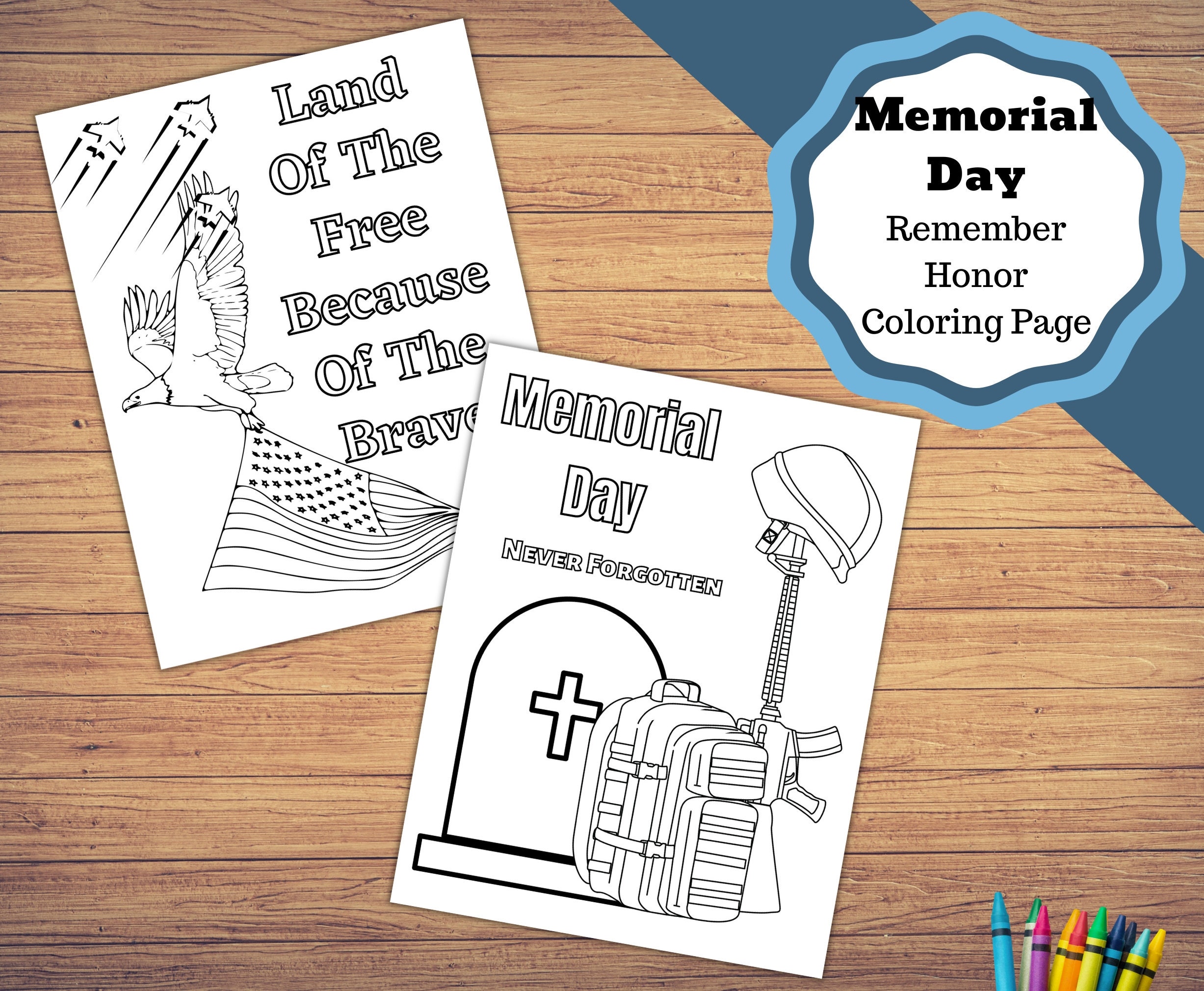 Printable Memorial Day Coloring Pages, Honor Our Heroes Coloring Pages ...